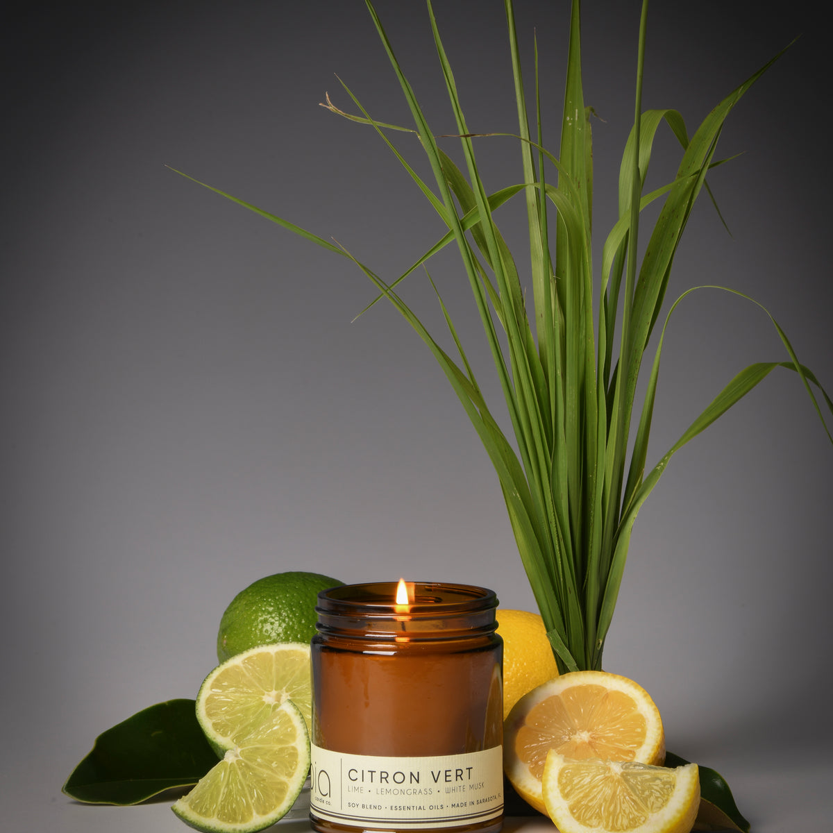 Citron Vert zesty citrus scent Candle – Bia Candle Co